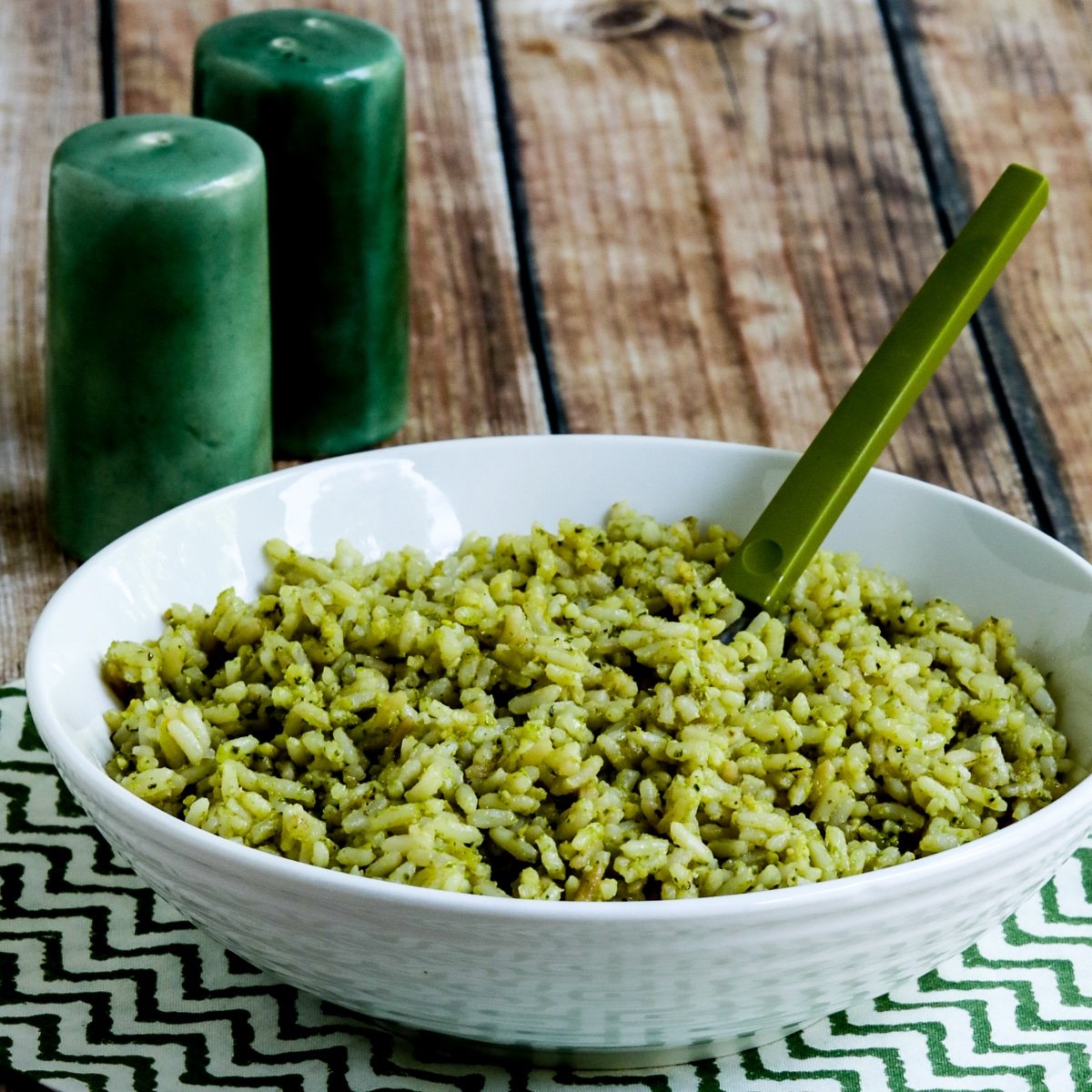 Lemon Pesto Rice Recipe
